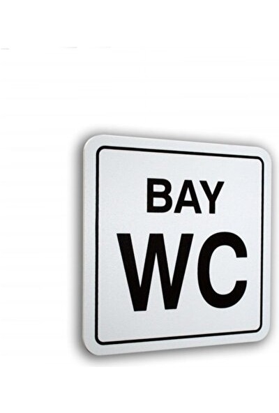 Pass Pano Pvc Sembol Bay Wc 12X12 Cm. Pass Pano Pvc Sembol Bay Wc 12X12 Cm.