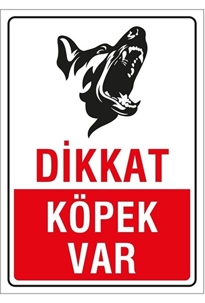 Levhacı Dikkat Köpek Var 25X35 Cm. Saç Levha Levhacı Dikkat Köpek Var 25X35 Cm. Saç Levha