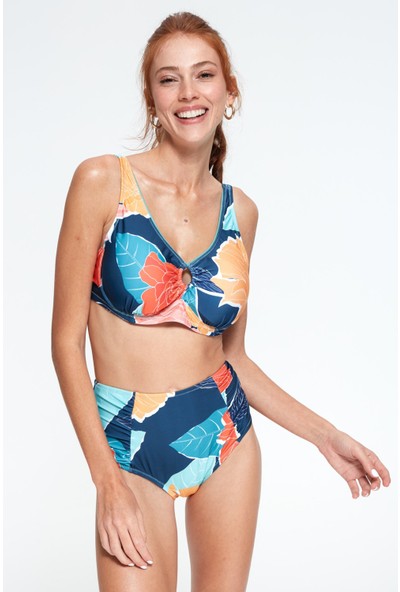 Pierre Cardin Yüksek Belli Toparlayıcı Bikini 227463 Desenli