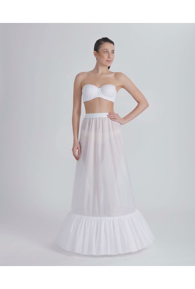 Mk Moda Atelier Fırfıtlı Jupon Tarlatan J301E Mk Moda Atelier Fırfıtlı Jupon Tarlatan J301E