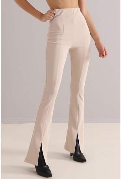 Clew Önü Yırtmaçlı Pantolon 21K0752