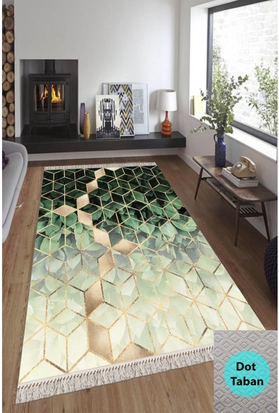 Dechomy Antibakteriyel Kaymaz Dot Taban Halı