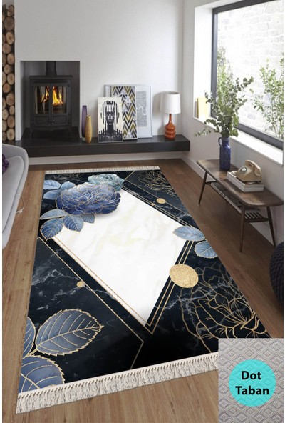 Dechomy Antibakteriyel Kaymaz Dot Taban Halı