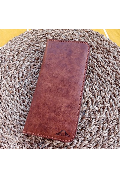 Payidar Colorado Kahverengi Telefon Bölmeli Cüzdan