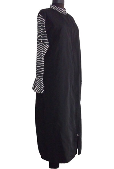 Eflin Kadın Giyim Siyah-Beyaz Tam Kapalı Tesettür Mayo Bone Dahil Büyük Beden Seçenekli Eflin Kadın Giyim Siyah-Beyaz Tam Kapalı Tesettür Mayo Bone Dahil Büyük Beden Seçenekli