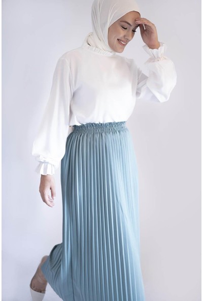 Meys Piliseli Beli Lastikli Etek