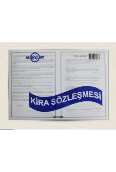 Gülpaş Kira Kontrat Kağıdı 100 Adet 25X35 cm Gülpaş Kira Kontrat Kağıdı 100 Adet 25X35 cm