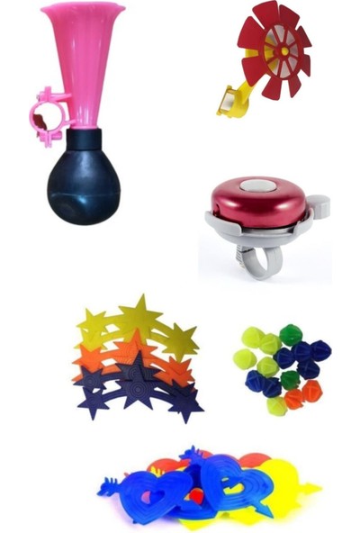 Hellove Kız Çocuğu Için Bisiklet Süsü Seti Kız Çocuğuna Özel Bisiklet Süsü