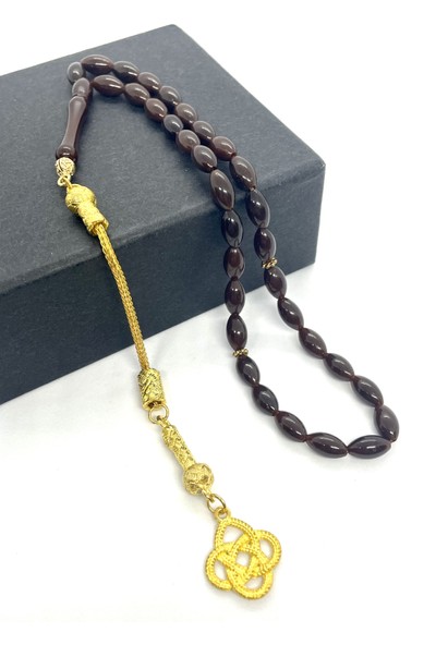 Hediye Kutusu Toz Kehribar Tesbih