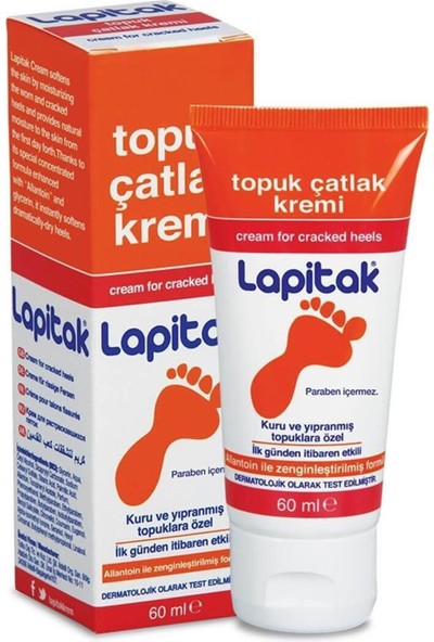 Lapitak Topuk Çatlak Kremi 60ML Banyo ve Duş Aksesuarları Lapitak Topuk Çatlak Kremi 60ML Banyo ve Duş Aksesuarları