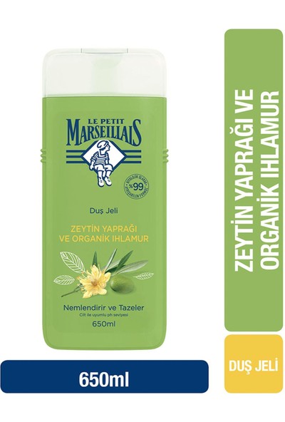 Le Petit Marseillais Zeytin Ağacı Yaprağı ve Ihlamur 650 ml Banyo ve Duş Aksesuarları