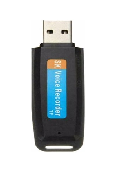 Bintech SD Kart Girişli Hafızasız Ses Kayıt Cihazı 12 Saat Şarj Süreli