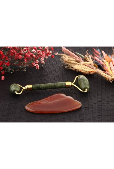 Osmanlı Doğaltaş Yeşim Roller ve Akik Kaz Ayağı Takım Osmanlı Doğaltaş Yeşim Roller ve Akik Kaz Ayağı Takım