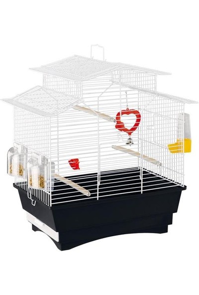 Ferplast Pagoda Kuş Kafesi Siyah 47 x 29.5 x 50 cm
