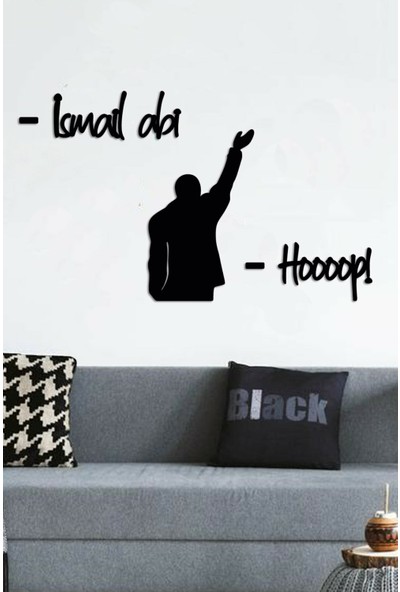 Dekor Hediyelik Smail Abi Dekoratif Duvar Tablosu-Ahşap Duvar Dekorasyonu