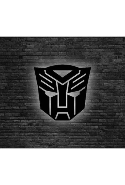 Dekor Hediyelik Ledli Transformers Ahşap Tablo Dekor Hediyelik Ledli Transformers Ahşap Tablo