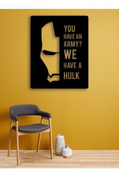 Dekor Hediyelik Iron Man Ahşap Poster Tablo Dekor Hediyelik Iron Man Ahşap Poster Tablo