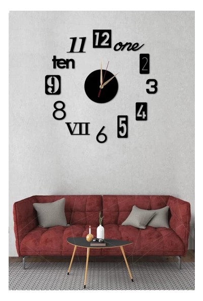 Dekor Hediyelik Ahşap Duvar Saati