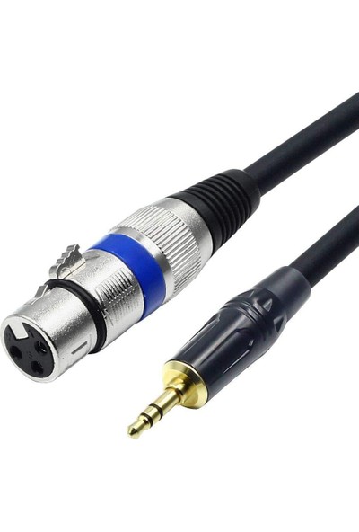 YKA 3.5 mm Stereo Erkek To Xlr Dişi Kamera Mikrofon Kablosu 50 cm YKA 3.5 mm Stereo Erkek To Xlr Dişi Kamera Mikrofon Kablosu 50 cm