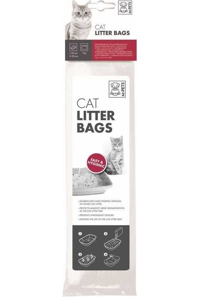 M-Pets M-Pets Kedi Kumu Torbası 10LU 30X50