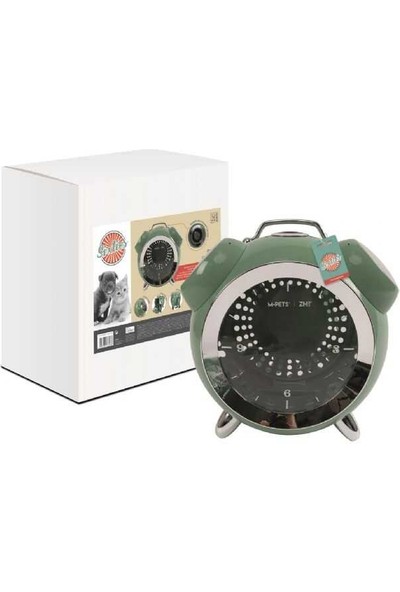 M-Pets M-Pets Sixties Clock Taşıma Çantası Green 40X44X26CM M-Pets M-Pets Sixties Clock Taşıma Çantası Green 40X44X26CM