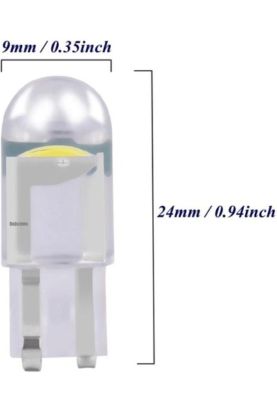 Sentinel T10 Yeni Nesil Park Plaka Tavan LED Ampül Beyaz 2 Adet Sentinel T10 Yeni Nesil Park Plaka Tavan LED Ampül Beyaz 2 Adet