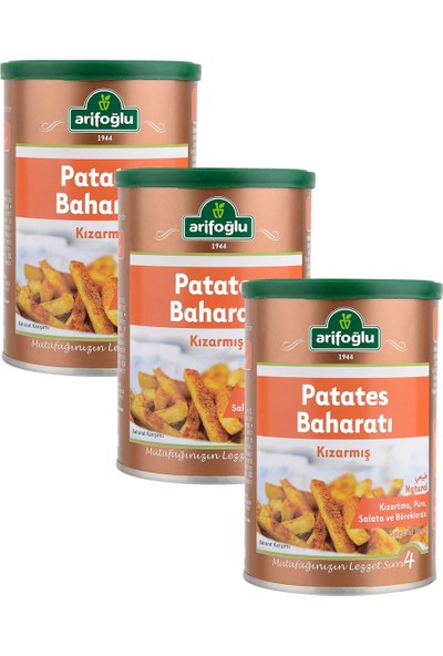 Arifoğlu Kızarmış Patates Baharatı 200 gr - 3'lü Arifoğlu Kızarmış Patates Baharatı 200 gr - 3'lü