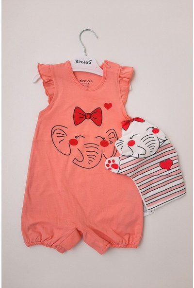 Necix Turuncu Kız Bebek Tulum