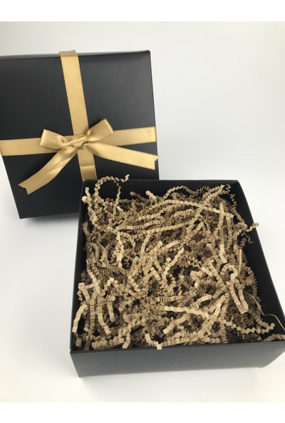 Wendy Box Kraft Kurdeleli Siyah Renk Boş Hediye Kutusu Wendy Box Kraft Kurdeleli Siyah Renk Boş Hediye Kutusu