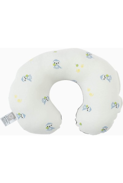 Boumini Kumaş Çocuk Boyun Yastığı Mavi Miskin 27X22 cm