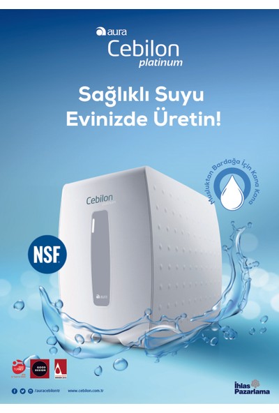 Ihlas Cebilon Aura Platinium Su Arıtma Cihazı Ihlas Cebilon Aura Platinium Su Arıtma Cihazı