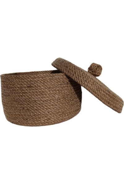 Bitki Fidanım Hasır Kapaklı Sepet Bitki Fidanım Hasır Kapaklı Sepet