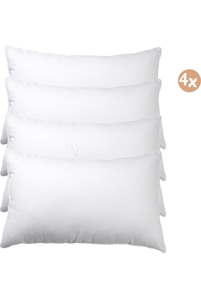 Viselia Yastık Boncuk Elyaf 4 Adet Antibakteriyel Dolgu Extra Yumuşak Uyku Yastığı Pamuklu 800 gr. Viselia Yastık Boncuk Elyaf 4 Adet Antibakteriyel Dolgu Extra Yumuşak Uyku Yastığı Pamuklu 800 gr.