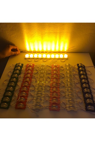 Hazar LED Dar Açılı 10' Lu Modül LED 12 Volt Dik Açılı Modül LED