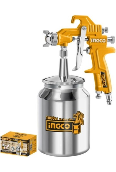 Ingco Havalı Boya Tabancası 1000CC Ingco Havalı Boya Tabancası 1000CC