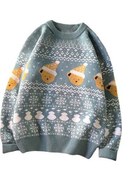 Chance Petcastle Yılbaşı Kazağı Kadın Kazak Örme Kazak-Yeşil (Yurt Dışından) Chance Petcastle Yılbaşı Kazağı Kadın Kazak Örme Kazak-Yeşil (Yurt Dışından)