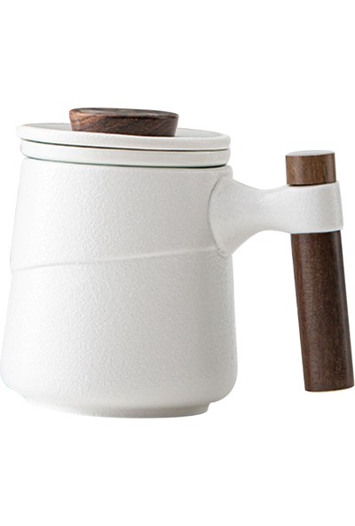 Çay Kupa ile Demlik Kapağı Seramik Gevşek Çay Brewing Sistemi Için Mutfak Kupalar Beyaz Çay Kupa ile Demlik Kapağı Seramik Gevşek Çay Brewing Sistemi Için Mutfak Kupalar Beyaz
