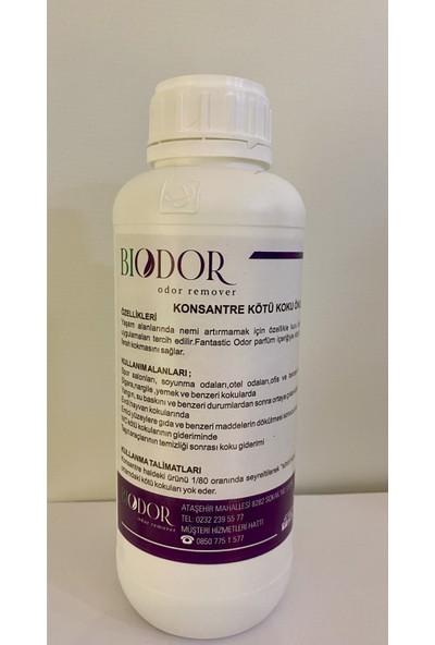 Biodor Kötü Koku Önleyici (Konsantre 1 Lt) Biodor Kötü Koku Önleyici (Konsantre 1 Lt)