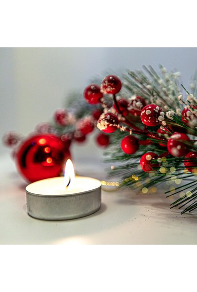 Homedius Mum Tealight 25'li Beyaz