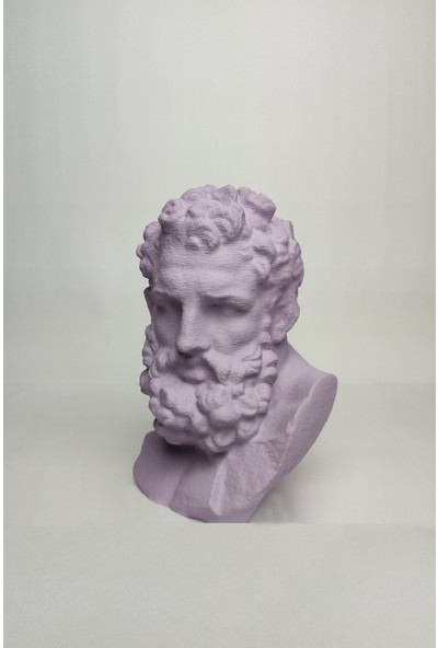 Gigico Herkül Antik Yunan Heykel Dekoratif Büst