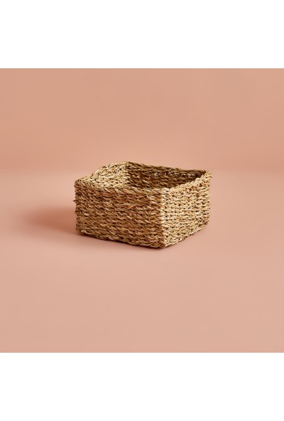 Bella Maison Kiara Hasır Kare Sepet Naturel (22X22X10 Cm) Bella Maison Kiara Hasır Kare Sepet Naturel (22X22X10 Cm)
