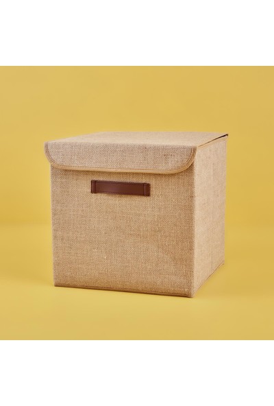 Bella Maison Jüt Kapaklı Kutu (30X30X30 Cm)