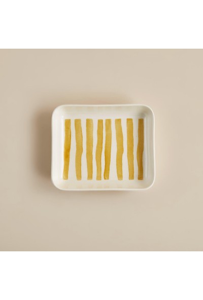 Bella Maison Natura Kare Büyük Tabak Sarı 18 x 15 cm