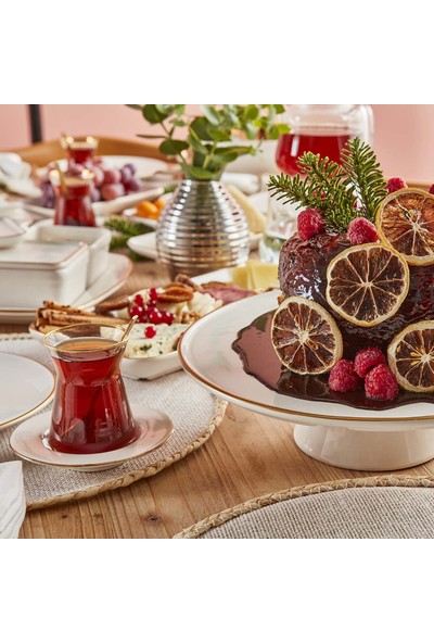 Bella Maison Allure Seramik Kek Standı Beyaz (27 x 8 Cm) Bella Maison Allure Seramik Kek Standı Beyaz (27 x 8 Cm)