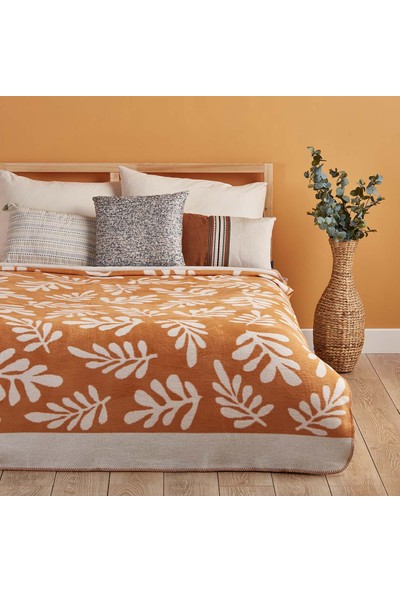 Bella Maison Plenty Pamuklu Çift Kişilik Battaniye Bej (180x220 cm) Bella Maison Plenty Pamuklu Çift Kişilik Battaniye Bej (180x220 cm)