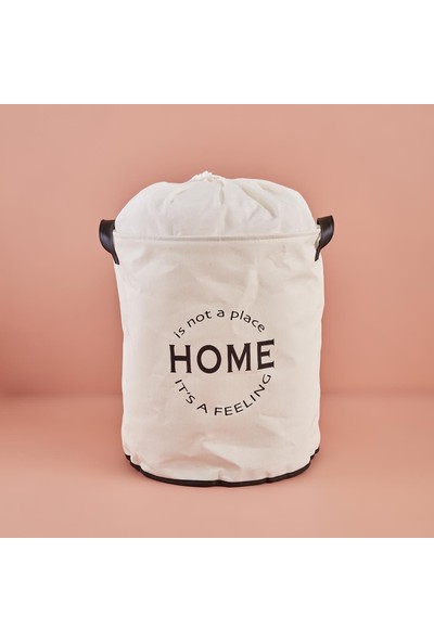 Bella Maison Home Su Geçirmez Tabanlı Çamaşır Sepeti Beyaz 36X40 cm Bella Maison Home Su Geçirmez Tabanlı Çamaşır Sepeti Beyaz 36X40 cm
