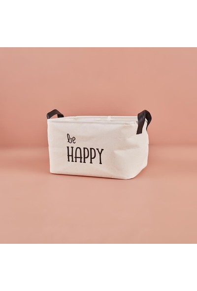 Bella Maison Be Happy Dikdörtgen Sepet Beyaz (30X21X18 Cm) Bella Maison Be Happy Dikdörtgen Sepet Beyaz (30X21X18 Cm)