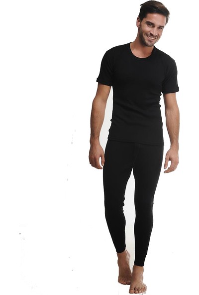 Hasyün 4001 Erkek Siyah Uzun Yün Don Hasyün 4001 Erkek Siyah Uzun Yün Don