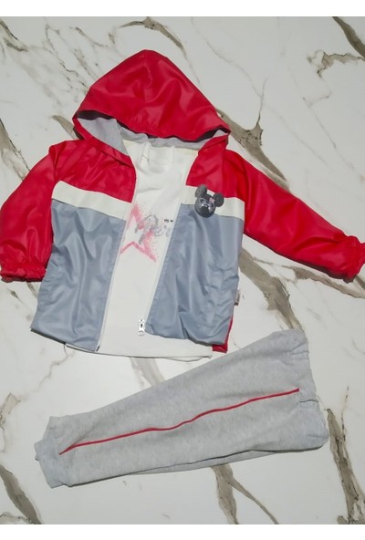 Donino Bebek Takımı 3'lü Kız Çocuk Eşofman Takımı