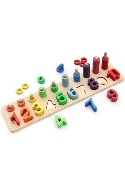 Hamaha Wooden Toys Doğal Ahşap Eğitici Oyuncak Logaritmik Sayı Dizilişleri HMH-001 Hamaha Wooden Toys Doğal Ahşap Eğitici Oyuncak Logaritmik Sayı Dizilişleri HMH-001